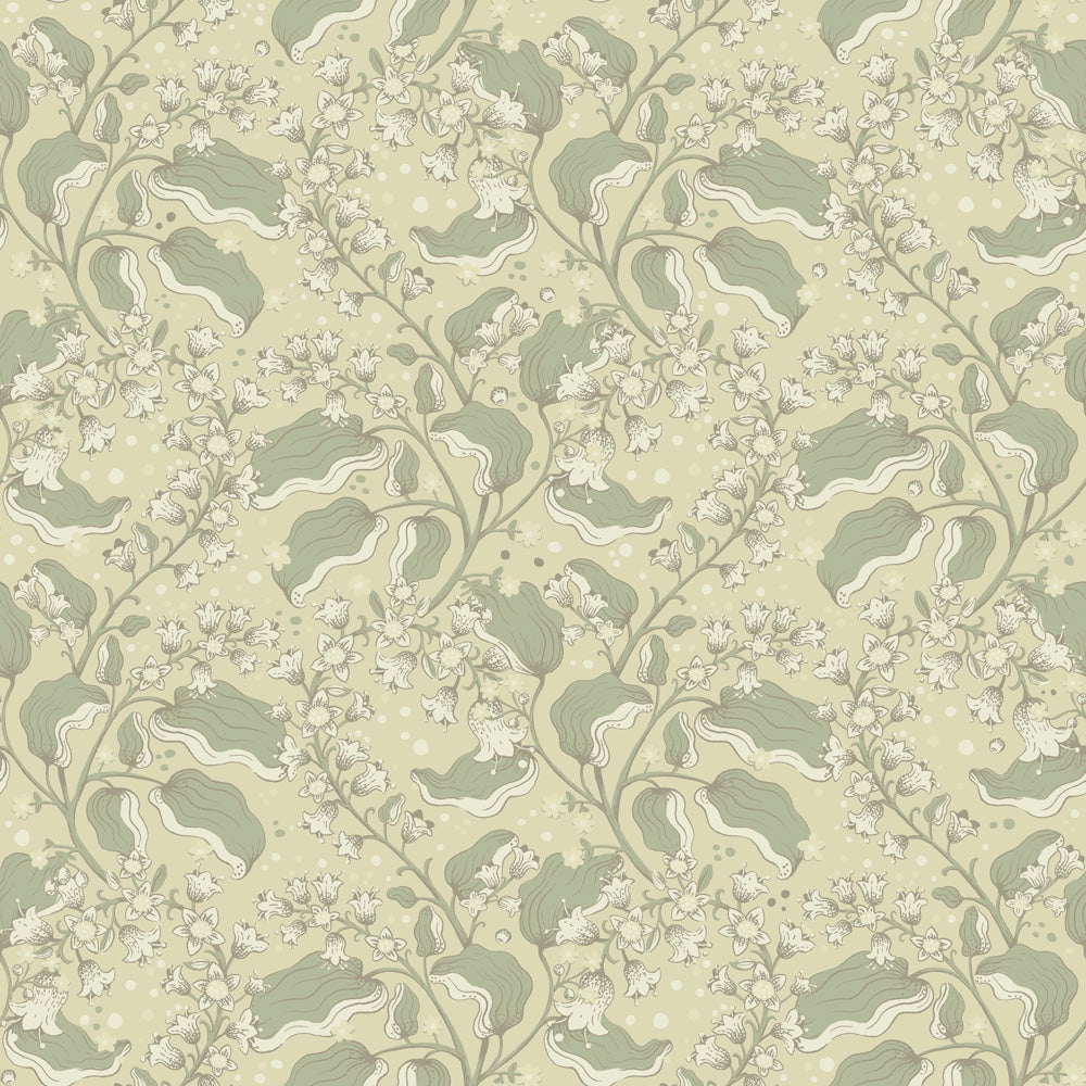 Midbec Wallpaper - Syrén - 48025 – Summer Gray