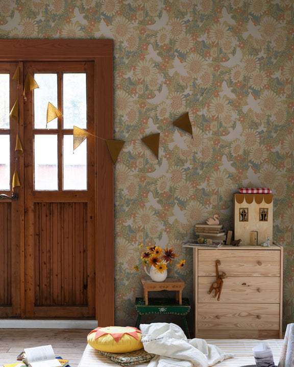 Midbec wallpaper - Drömma 63008 yellow – Summer Gray