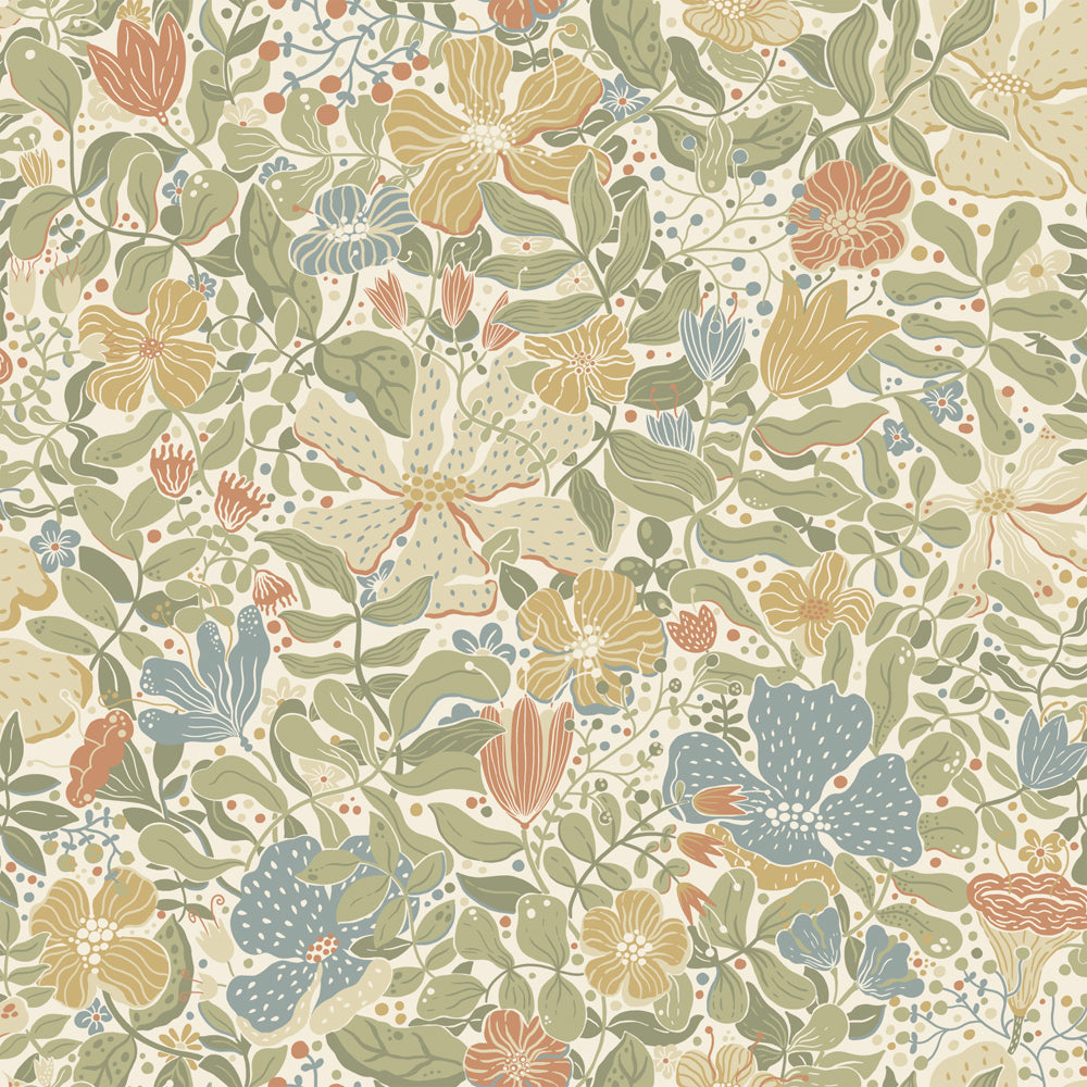 Midbec wallpaper - Midsommar 63017 - Beige – Summer Gray