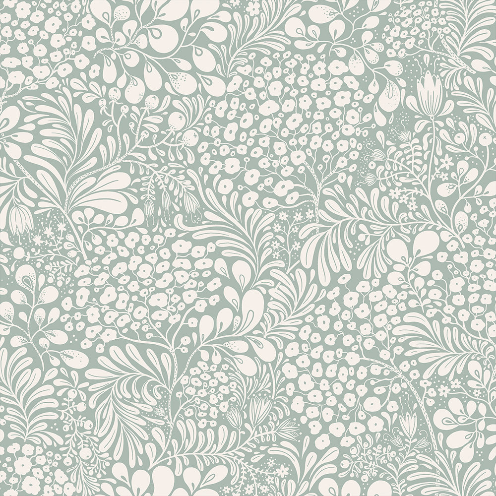 Midbec wallpaper - Siv - Green – Summer Gray