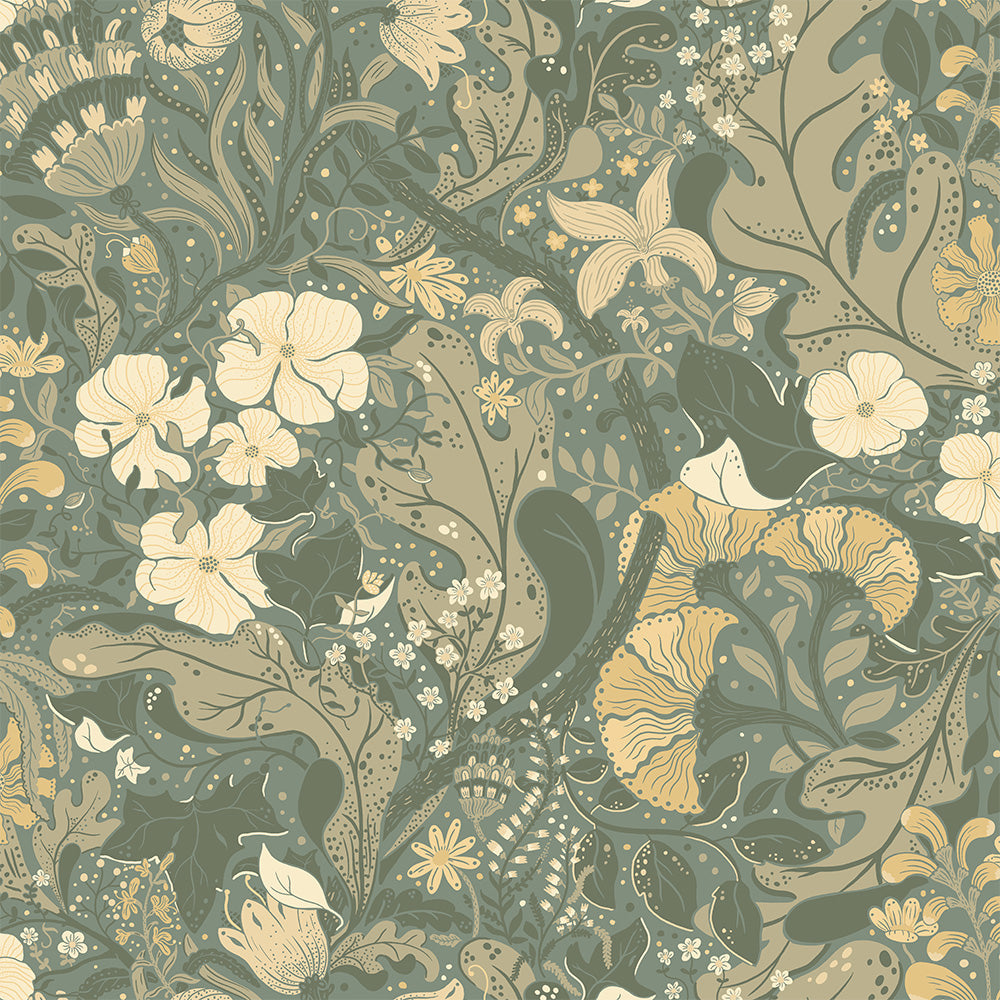 Midbec Wallpaper - Elise - 83104 – Summer Gray