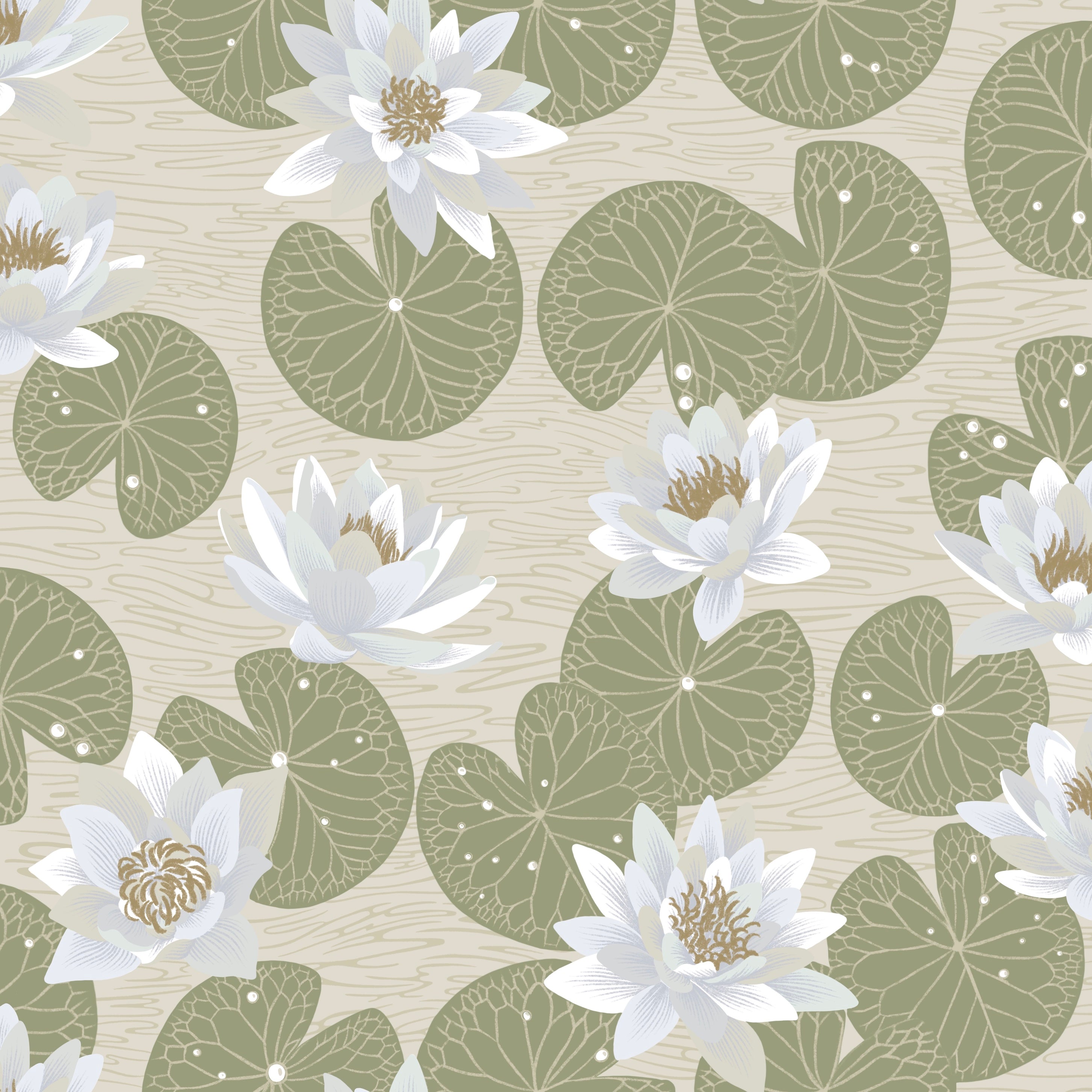 Summer Gray | Designbehang & muurschilderingen | Amsterdam Interior Design