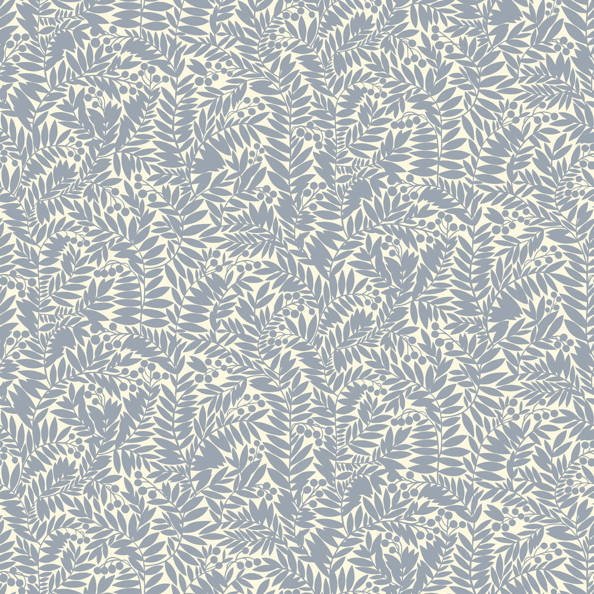 Summer Gray Wallpaper - Florence - Blue